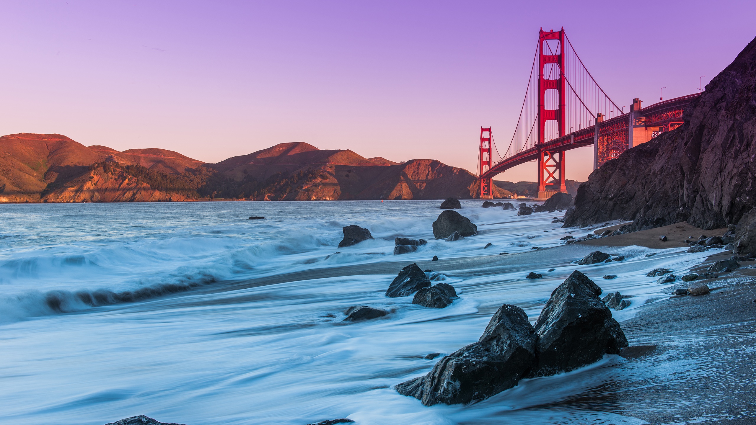 golden-gate-bridge-coast-2560×1440 « Awesome Wallpapers